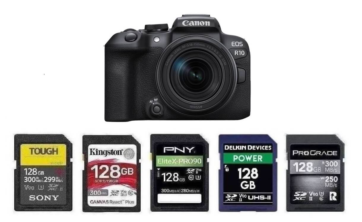 Best Memory Cards for Canon EOS R10 - Camera Lookout