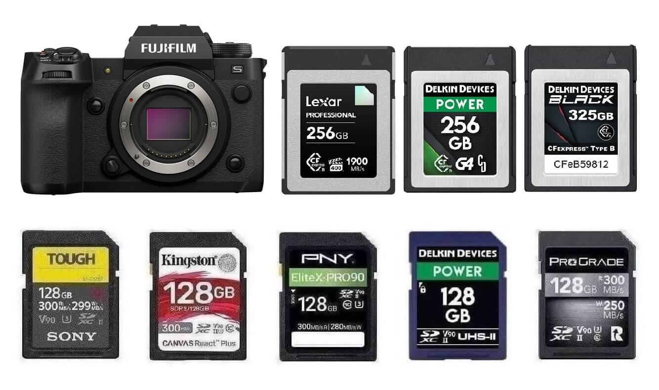 Best Memory Cards for Fujifilm X-H2S - Camera Lookout