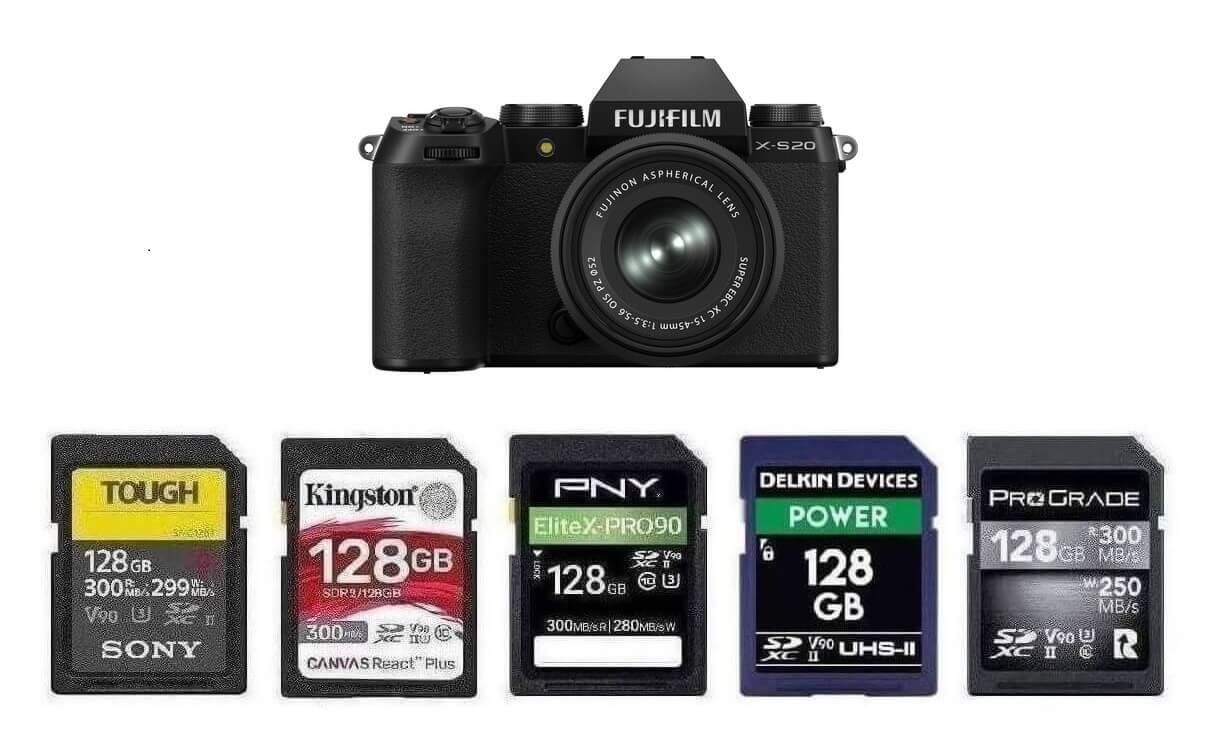 Best Memory Cards for Fujifilm X-S20 - Camera Lookout