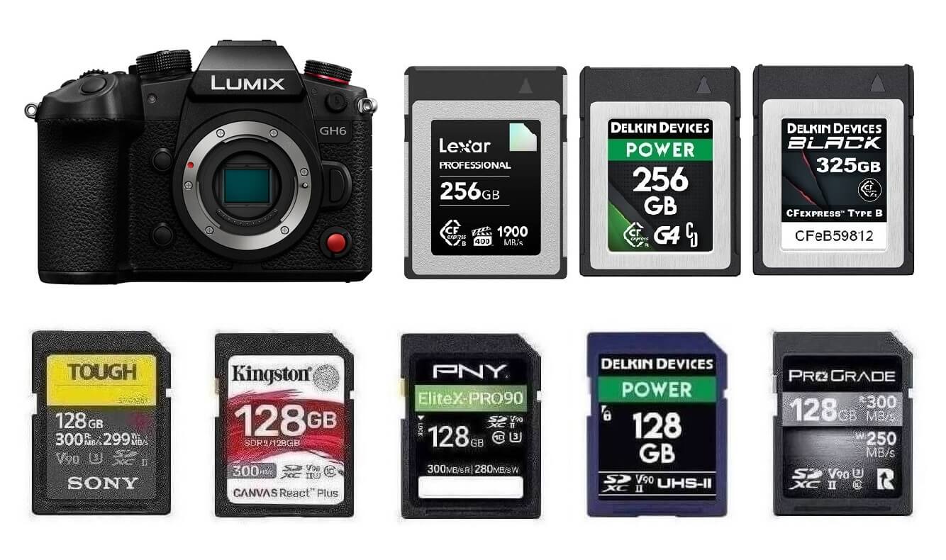 Best Memory Cards for Panasonic Lumix GH6 - Camera Lookout